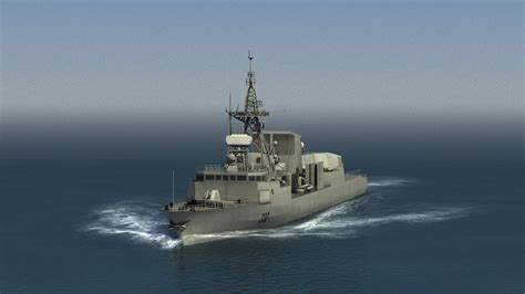 Halifax Class Ffh 332 3d Model 199 Dae Fbx Pwc Ma Obj Stl 3dm