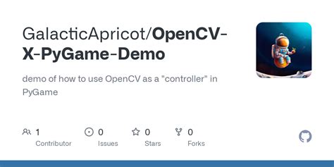 GitHub GalacticApricot OpenCV X PyGame Demo Demo Of How To Use OpenCV As A Controller In PyGame