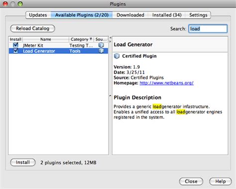 Using A Load Generator In NetBeans IDE