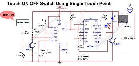 Soft Touch Switch Circuit Diagram