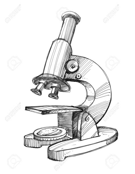 Simple Microscope Drawing At GetDrawings Free Download
