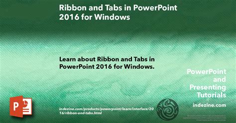 Ribbon And Tabs In PowerPoint For Windows