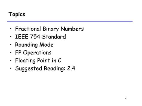 Floating Point Ppt Download