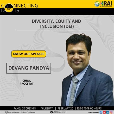 Devang Pandya On Linkedin Dei Hrai Webinar Learning
