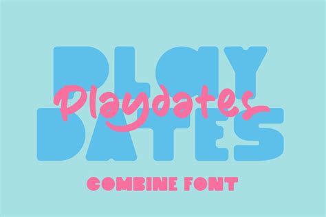Playdates Font 1001 Fonts