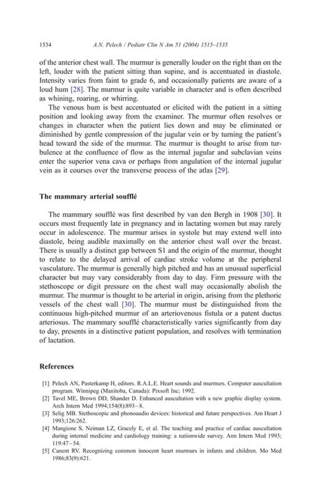 Physiology Of Cardiac Auscultation Pcna Pdf