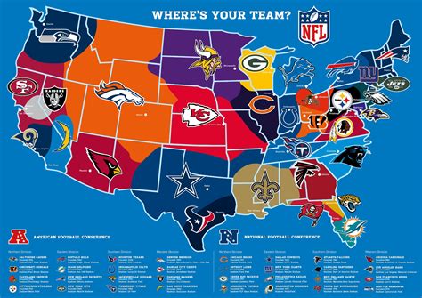 Nfl Teams Map