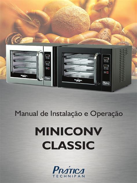 Manual Pratica Forno Convecção Miniconv Classic Pdf Forno Umidade