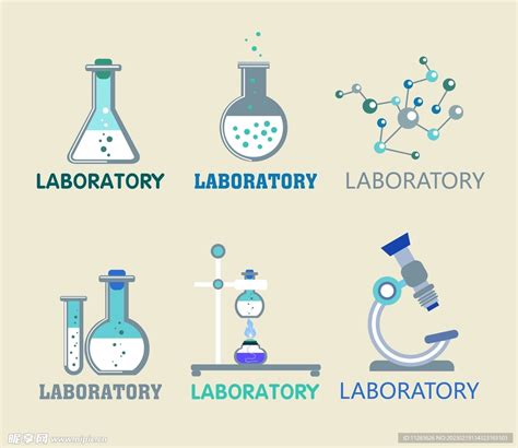 化学实验图标设计图 卡通设计 广告设计 设计图库 昵图网