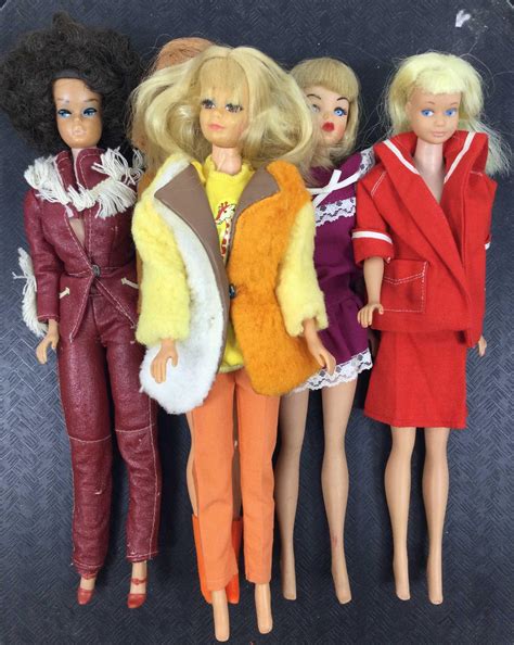 Lot 5 Vintage Barbie Midge Dolls