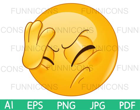 Facepalm Animated  Emoticon