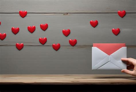 Premium Photo Love On Envelope Empty Hand