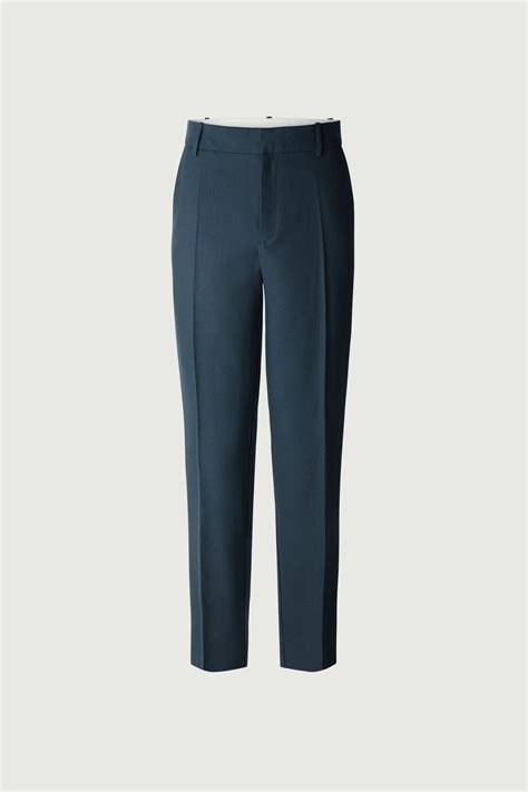 Pantalon Gabriel Pétrole Laine