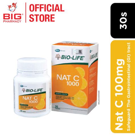 Biolife Mega Nat C 1000mg 30s Lazada
