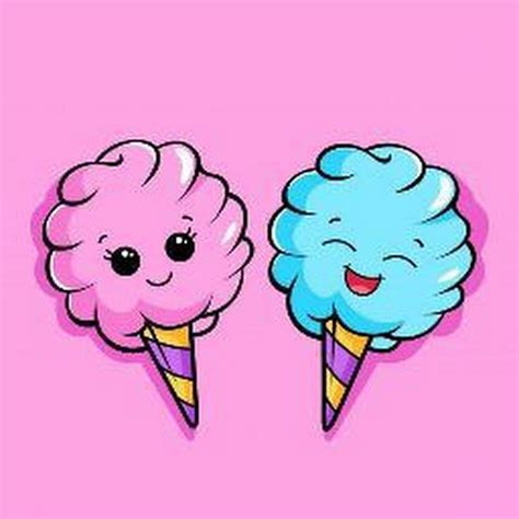 Сладкая вата рисунок 77 фото