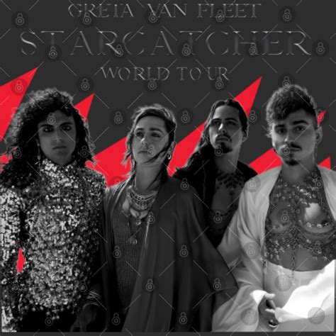 New 2023 Greta Van Fleet Starcatcher World Tour T Shirt Greta Van