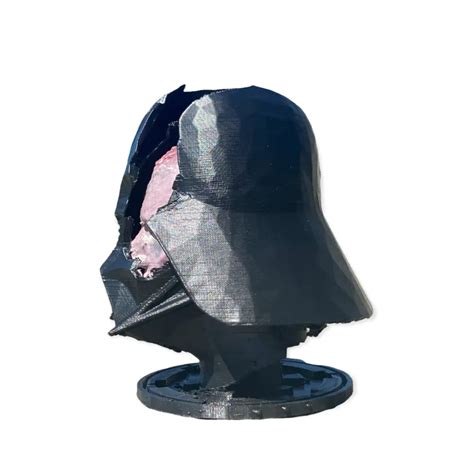 Darth Vader Damaged Helmet By OBJ Prints Download Free STL Model Printables Com