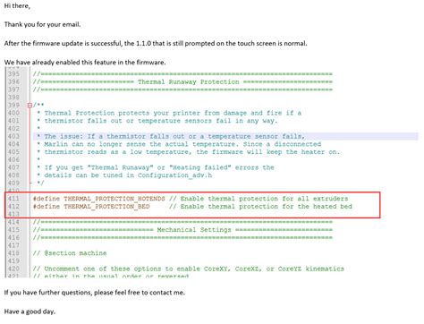 Octoprint Tells Me That My Printers Firmware Lacks Mandatory Safety