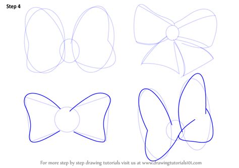 How To Draw Minnie Mouse Bow Tie Minnie Mouse Step By Step DrawingTutorials Com