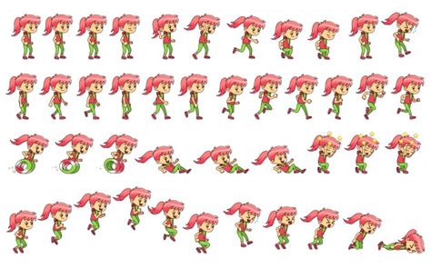 Vector Sprite Sheet At Collection Of Vector Sprite