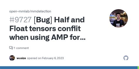 Bug Half And Float Tensors Conflit When Using Amp For Training In V3