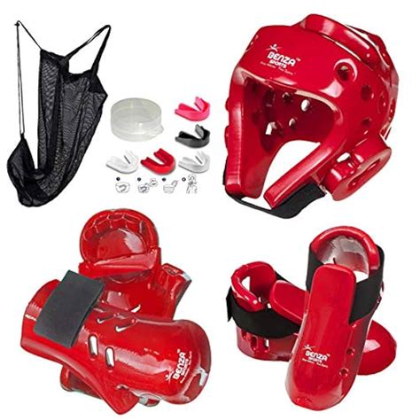 Tae Kwon Sparring Kit Ugplm 5 Piece Taekwondo Protective Gear Set