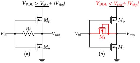 Design Of A Low Noise Subthreshold Cmos Inverter Based Amplifier With Resistive Feedback