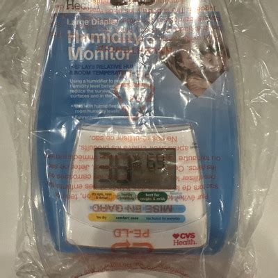 Cvs Health Large Display Humidity Monitor For Humidity And Room