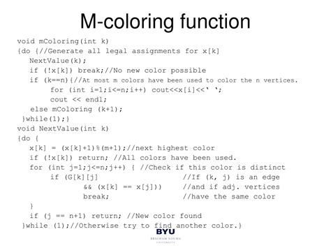 Ppt Solving Graph Coloring And Hamiltonian Cycles Problems Powerpoint Presentation Id 9693946