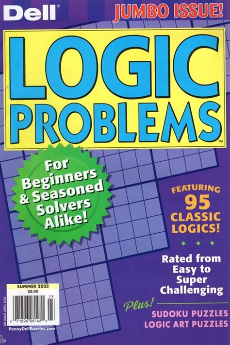 Dell Logic Problems Jumbo Issue 191 Math And Logic Puzzle Books