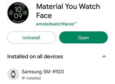 3rd party watch faces they won t show up in the wearable app any idea