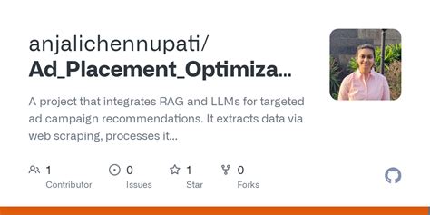 github anjalichennupati ad placement optimization using rag and llms