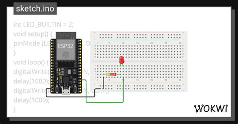 Blink ESP Wokwi ESP STM Arduino Simulator Blink ESP Wokwi ESP STM Arduino Simulator