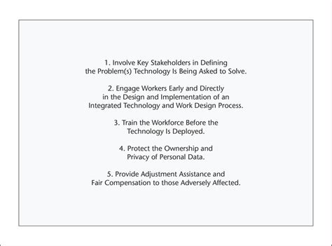 Elements Of An Integrated Technology And Work Strategy Download