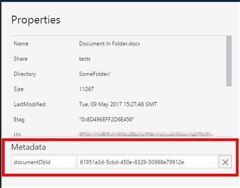 C Azure Storage File Share Looses Metadata When Files Updated With Ms Word Stack Overflow