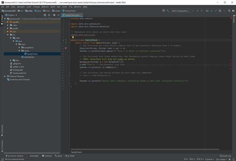 Intellij Interface Overview