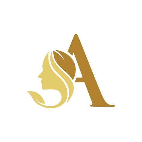 Initial A Face Beauty Logo Design Templates 17608360 Vector Art At Vecteezy