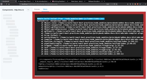 module build failed from node modules mdx js loader index js · issue 7950 · storybookjs