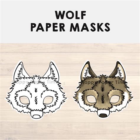 Wolf Mask Printable Pdf Free Download Printable Free Templates
