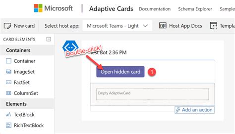 Showing And Hiding Content In Adaptive Cards • Tomasz Poszytek Business Applications Mvp