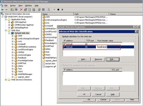 DNS Server Settings Sage CRM Tips Tricks And Components
