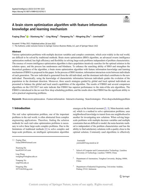A Brain Storm Optimization Algorithm With Feature Information Knowledge