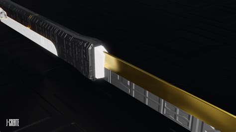 Pyramid Themed Sword Made In Blender Rdestiny2