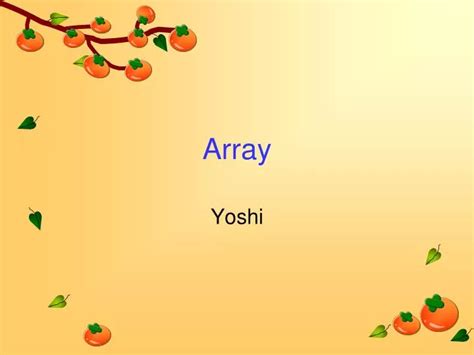 Ppt Array Powerpoint Presentation Free Download Id2352654