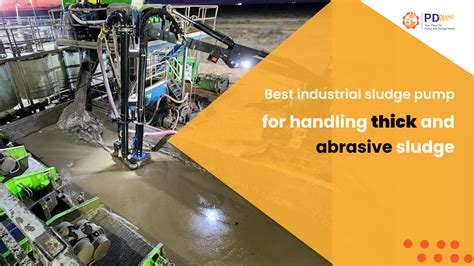 Industrial Sludge Pump For Handling Abrasive Sludge