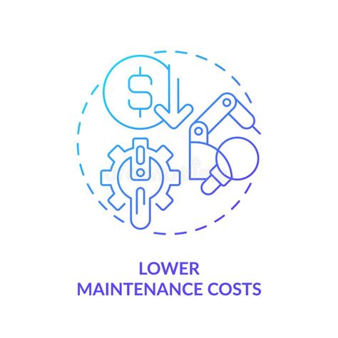 Reduce Maintenance Cost Icon Vector For Graphic Design Logo Website Social Media Mobile App