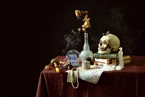 Bodegón Vanitas 1 Teyo Orellana — Clarinero Galería De Arte En El