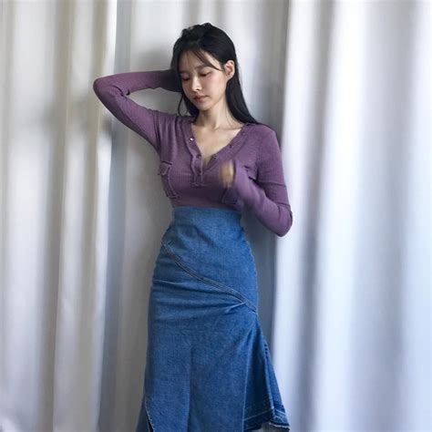 더밍 기본티셔츠도 더밍 에서 특별하게😍 여리여리 볼륨감 넘치는 더블 포켓 또또 티셔츠 And 브이 골지