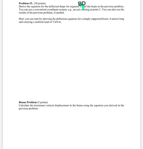 Solved Problem Points Calculate The Vertical Chegg