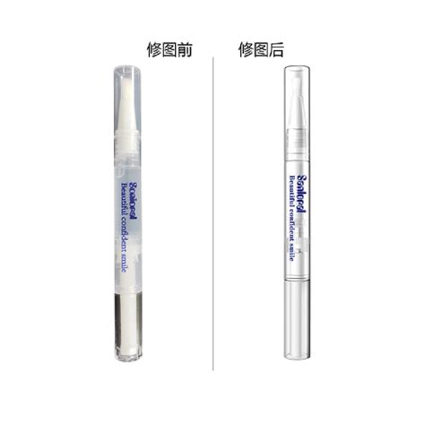 产品精修 牙齿美白笔颜色本色 站酷zcool